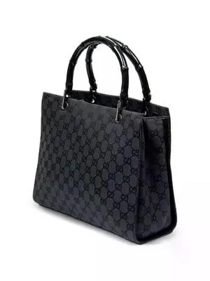 Gucci Bamboo Gg Tote Bag