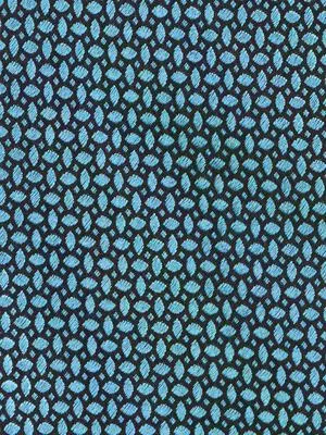 Isaia Geometric Pattern Tie - Blue