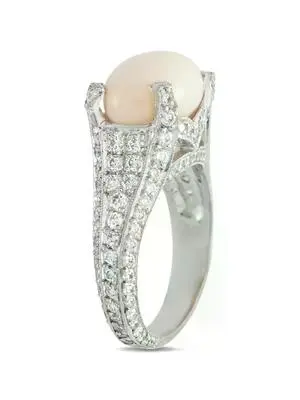 LB EXCLUSIVE Conch Pearl And Diamond Ring