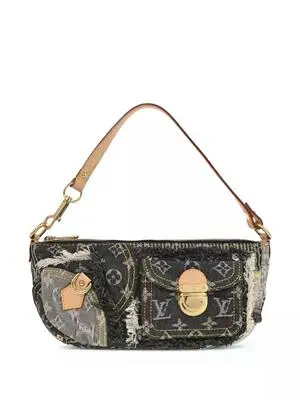 LOUIS VUITTON Louis Vuitton 2007 Monogram Denim Patchwork Handbag