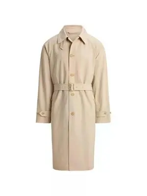 Ralph Lauren Purple Label Belted Raglan-sleeve Trench Coat
