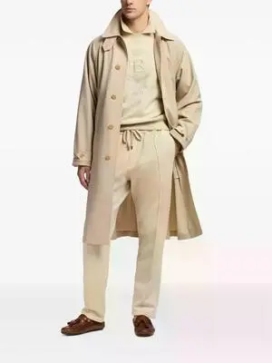 Ralph Lauren Purple Label Belted Raglan-sleeve Trench Coat