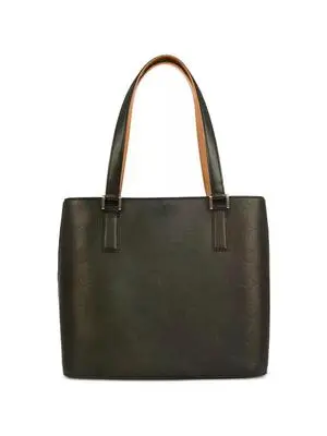 LOUIS VUITTON Monogram Mat Stockton Tote Bag - Black