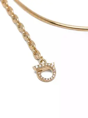 FERRAGAMO Gancini Crystal-embellished Necklace