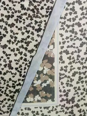 Marc O'polo Floral-print Logo-print Scarf