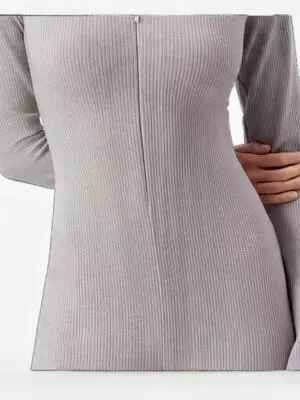Alo Yoga Ribbed Long-sleeve Playsuit