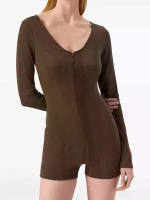 Alo Yoga Ribbed Long-sleeve Romper