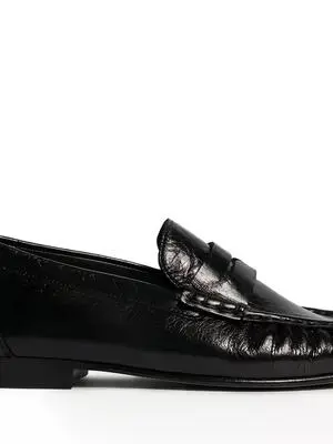 POSA Wrinkled-textured Loafers