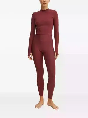 CASALL Ribbed Knit Thumb-slot Top
