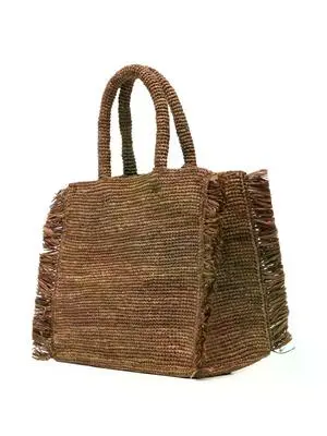 MC2 SAINT BARTH Colette Raffia Tote Bag