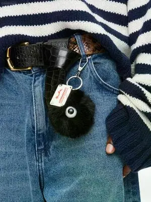 CHARLES JEFFREY Binky Faux-fur Keyring