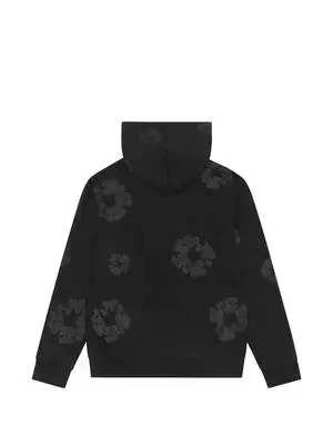 DENIM TEARS Wreath Zip-up Hooded Cardigan