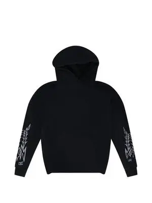 Rhude Graphic Print Hoodie - Black