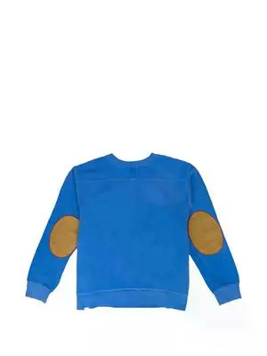 Rhude Logo Print Elbow Patch Sweater