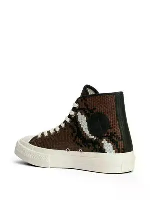 CONVERSE Chuck Taylor All Star Woven Leather Sneakers
