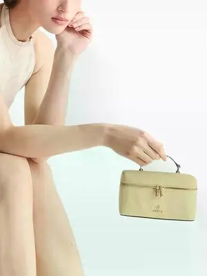 Furla Mini Camelia Grainy Leather Tote Bag