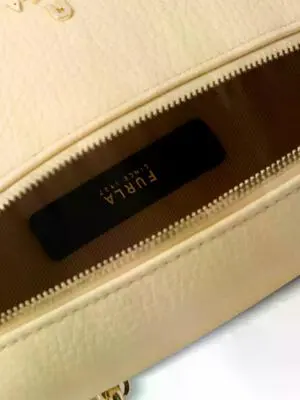 Furla Mini Camelia Grainy Leather Tote Bag
