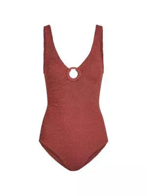 Hunza G Celine Ring-detail Swimsuit