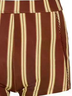 DAMSON MADDER Trudi Stripe-pattern Shorts
