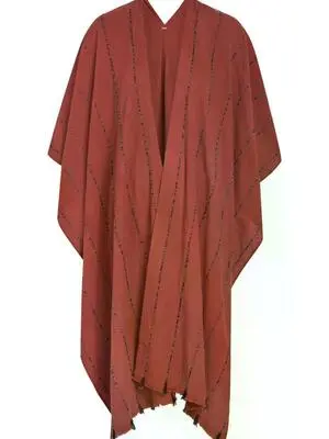 Caravana Embellished Frayed Cape
