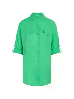 Melissa Odabash Elena Shirt - Green