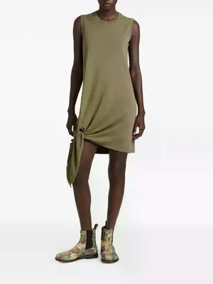 JW Anderson Sleeveless Knot Detail Mini Dress - Green