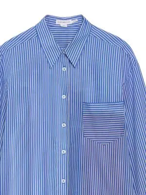 Good American Striped Cotton Shirt