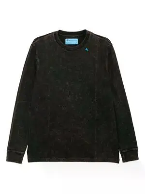 STAIN SHADE Cotton Long -sleeves T-shirt - Grey