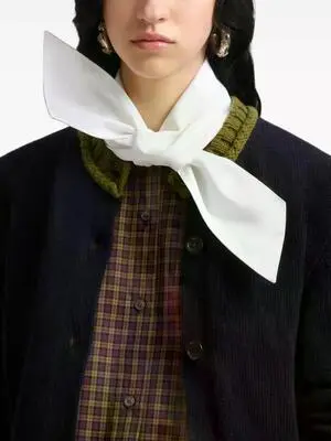 Marni Ribbed-trim Cardigan - Blue