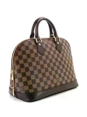 LOUIS VUITTON Vintage Alma Handbag Damier Pm Satchel