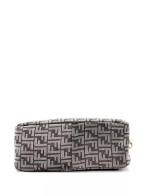 Fendi O'lock Zip Shoulder Bag Zucca Chenille Hobo Bag