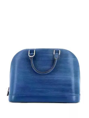 LOUIS VUITTON Alma Satchel Epi Leather Pm - Blue