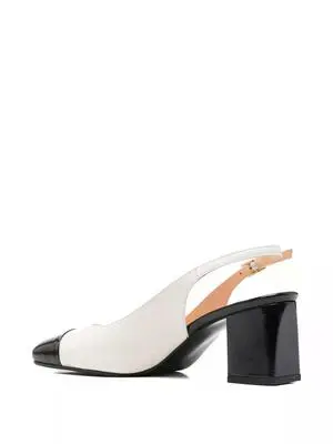 SERGIO MORETTI FIRENZE Two-tone Slingback Pumps