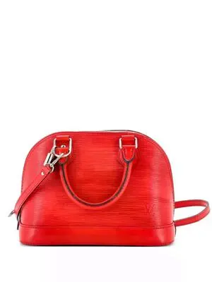 LOUIS VUITTON Alma Bb Satchel - Red