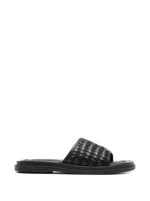SERGIO MORETTI FIRENZE Woven Strap Slides