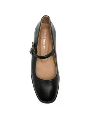 SERGIO MORETTI FIRENZE Leather Ballet Flats