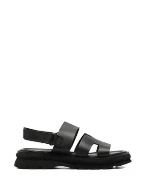 SERGIO MORETTI FIRENZE Touch-strap Chunky-sole Sandals - Black