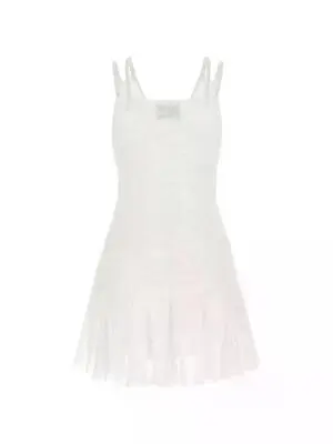GIOVANNI BEDIN Smock-effect Pleated Mini Dress