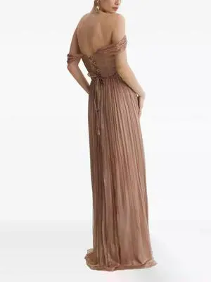 FRAMBOISE Vaasa Off-shoulder Maxi Dress