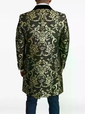 Dolce & Gabbana Sicilia Baroque Brocade Coat