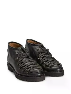 ROBERTO PEPE LUXURY Lace-up Lug-sole Boots