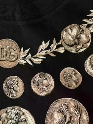Dolce & Gabbana Coin-print Cotton T-shirt