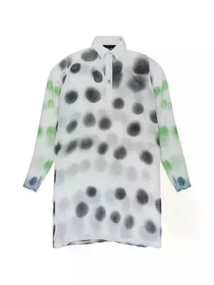 EDWARD CUMING Polka-dot Long-sleeve Blouse