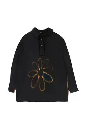 EDWARD CUMING Aerograph Print Blouse
