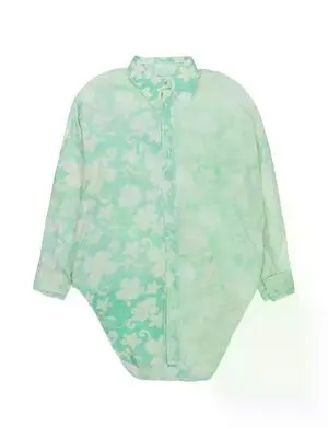 EDWARD CUMING Floral Print Buttoned Dress