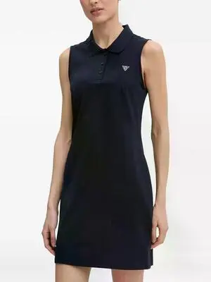 Guess Sleeveless Polo-collar Mini Dress