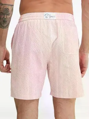 Guess Striped Seersucker Swim Shorts