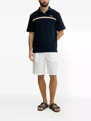 Guess Logo Patch Drawstring Shorts