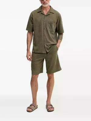 Guess Palm-tree Short-sleeve Shirt - Green