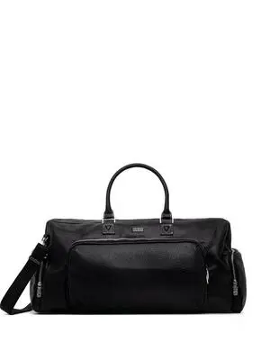 Guess Boston Logo-lettering Duffle Bag - Black